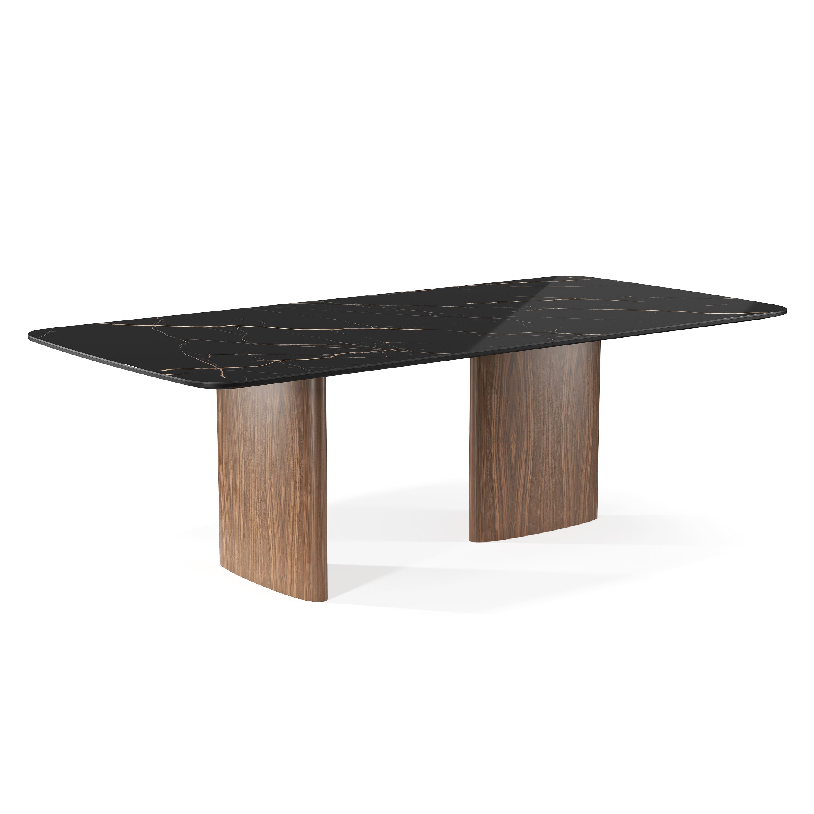 Martell Black Ceramic Dining Table – Casa Eleganza Furniture & Mattress