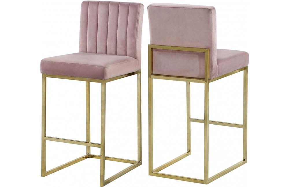 Abrienne Pink Bar Stool -Buy ($319) in a modern furniture store ...