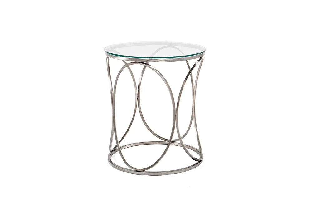 Helena End Table Tall Clear Glass | Johnston Casuals – Casa Eleganza ...