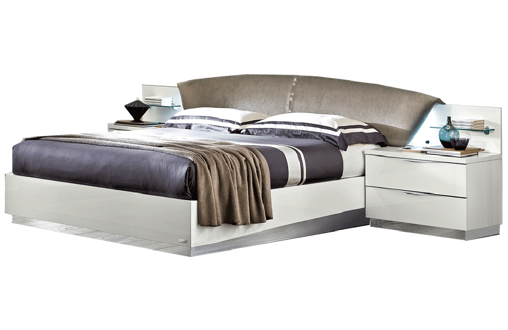 Onda DROP Bed WHITE | ESF – Casa Eleganza Furniture & Mattress