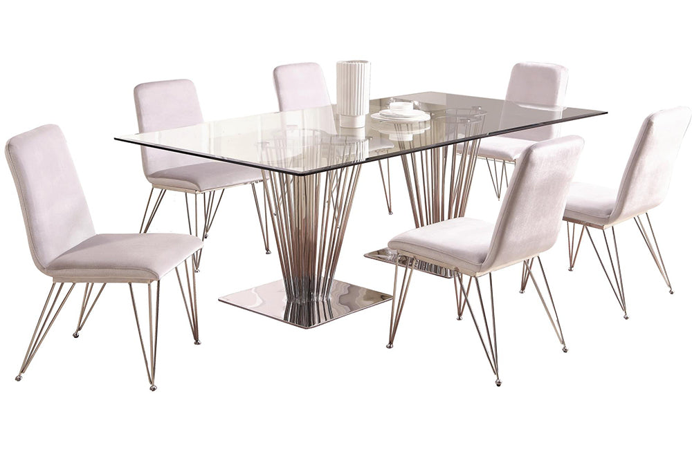 Fernanda 7 pc Dining Set -Buy ($4050) in a modern furniture store ...