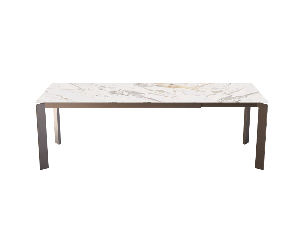 Torino Ceramic Dining table Marmo Bianco Oro - Buy ($2299) in a modern ...