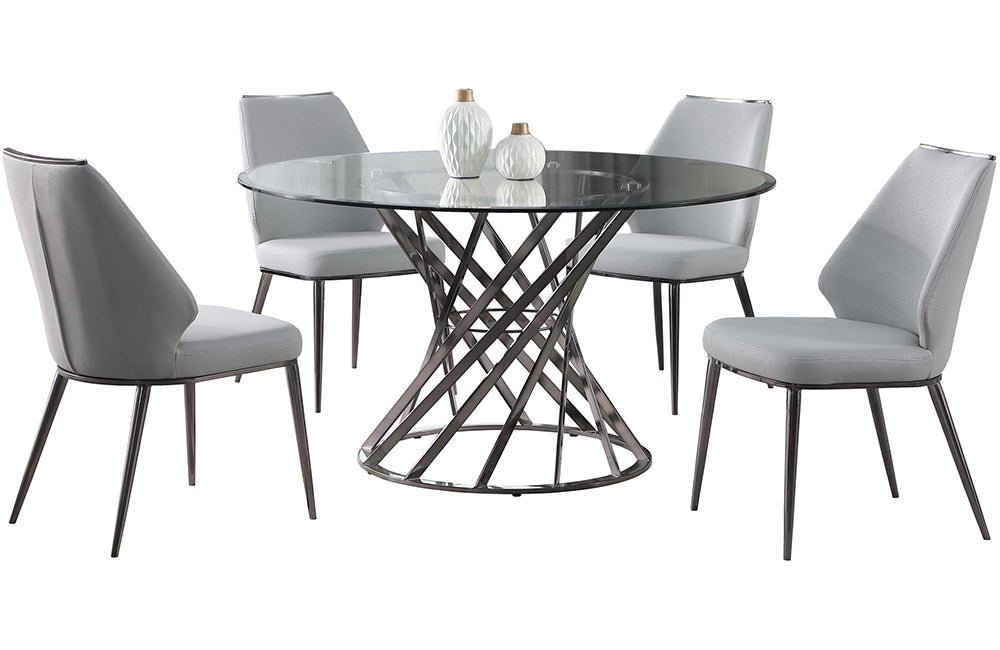 Tracy Tabatha 5 pc Dining Set 54 | Chintaly – Casa Eleganza Furniture ...
