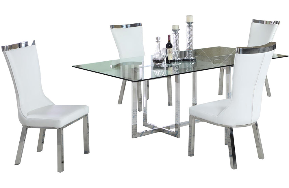 Yasmin Adelle 5 pc Dining Set | Chintaly – Casa Eleganza Furniture ...